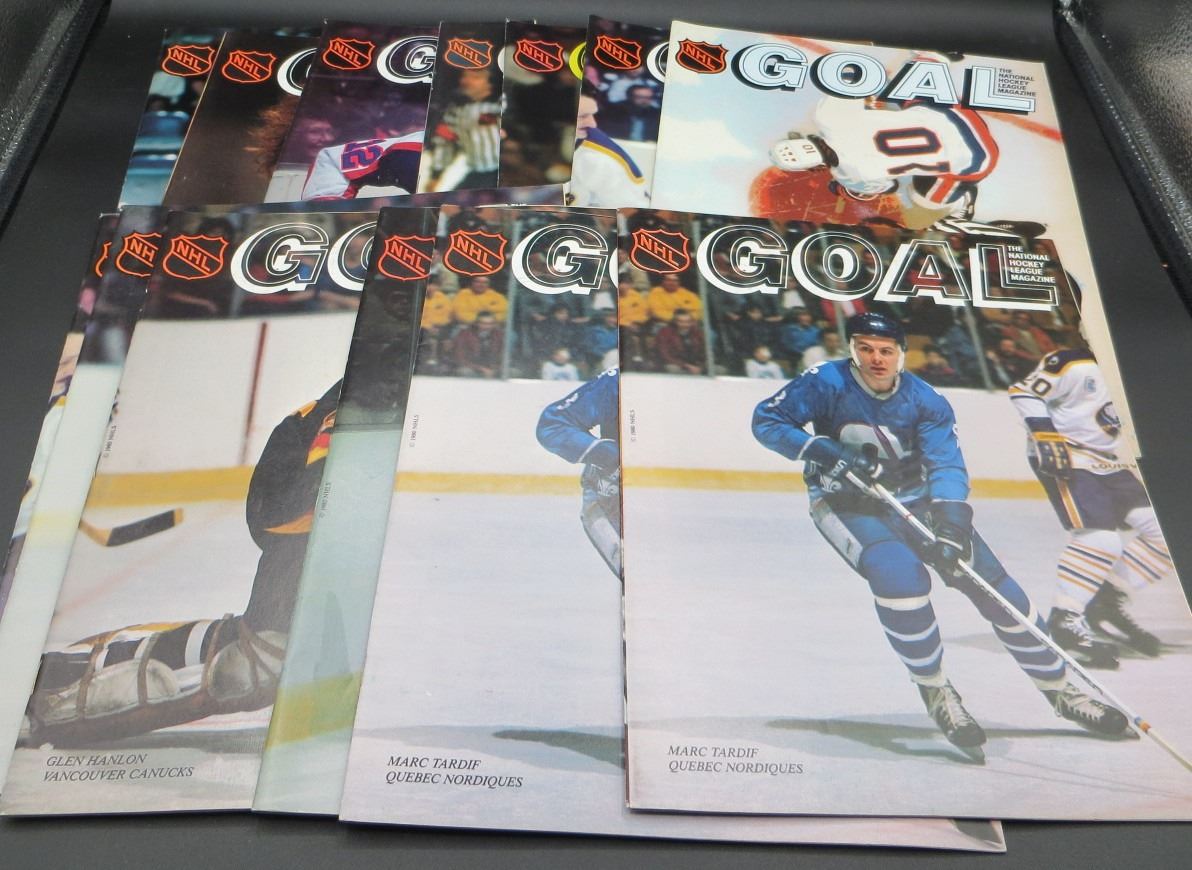 1980's Goal Magazine Collection Guy Lafleur, Borje Salming, Marc Tardif ...
