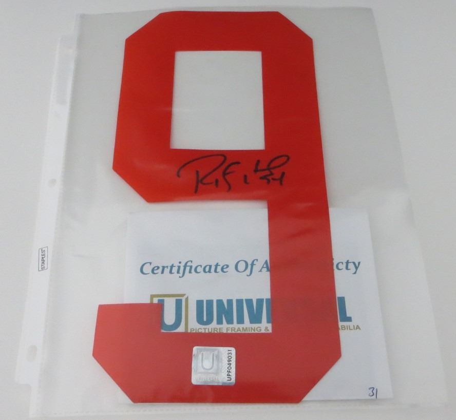 Ryan Smyth Edmonton Oilers Autographed Jersey Number #9 With ...