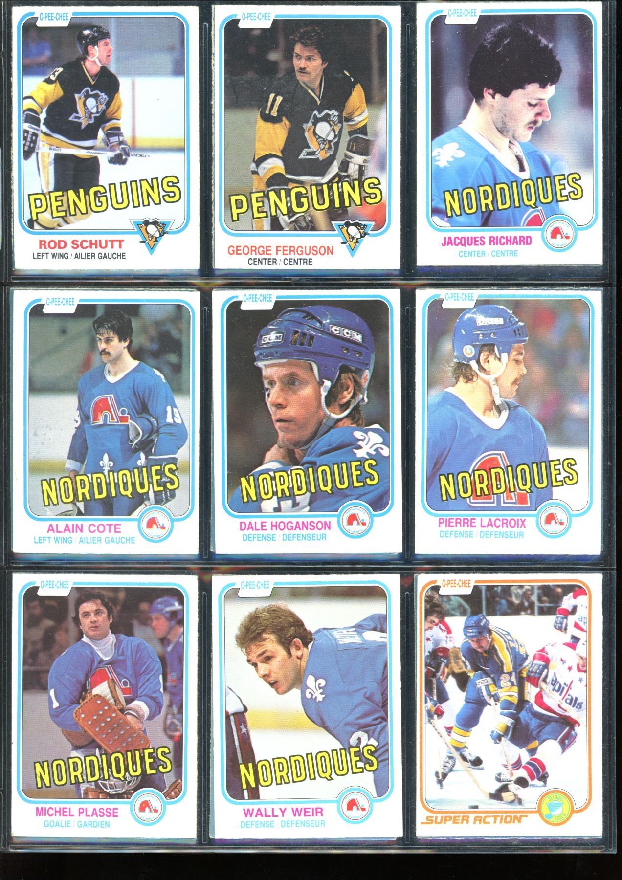 1981-82 OPC O-Pee-Chee Lot Of 18 Vintage Cards Rod Schutt, George ...