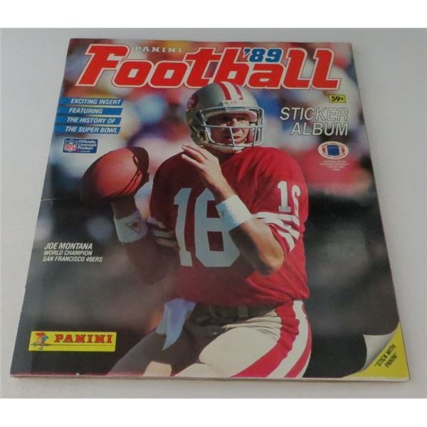 Vintage 1989 Panini Football Sticker Book Complete