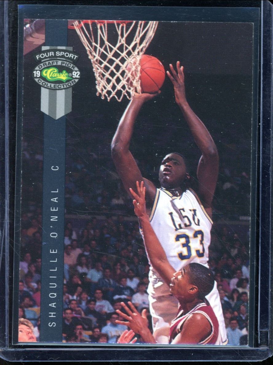 1992 Classic Four Sport #1 Shaquille O'Neal