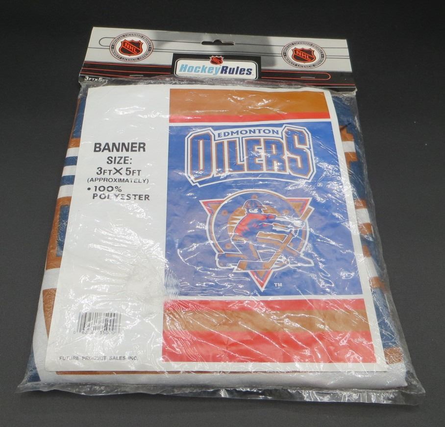 New Edmonton Oilers Banner 3FT x 5 FT (100% Polyester)
