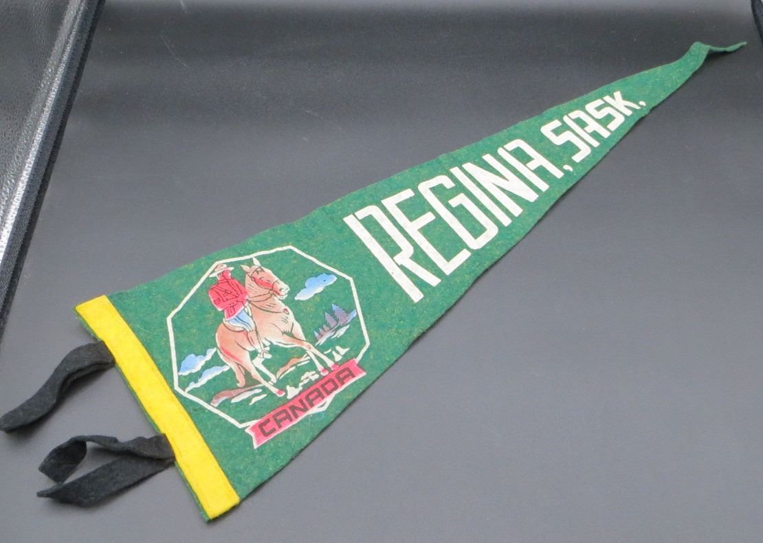 Vintage Regina Saskatchewan Felt Pennant