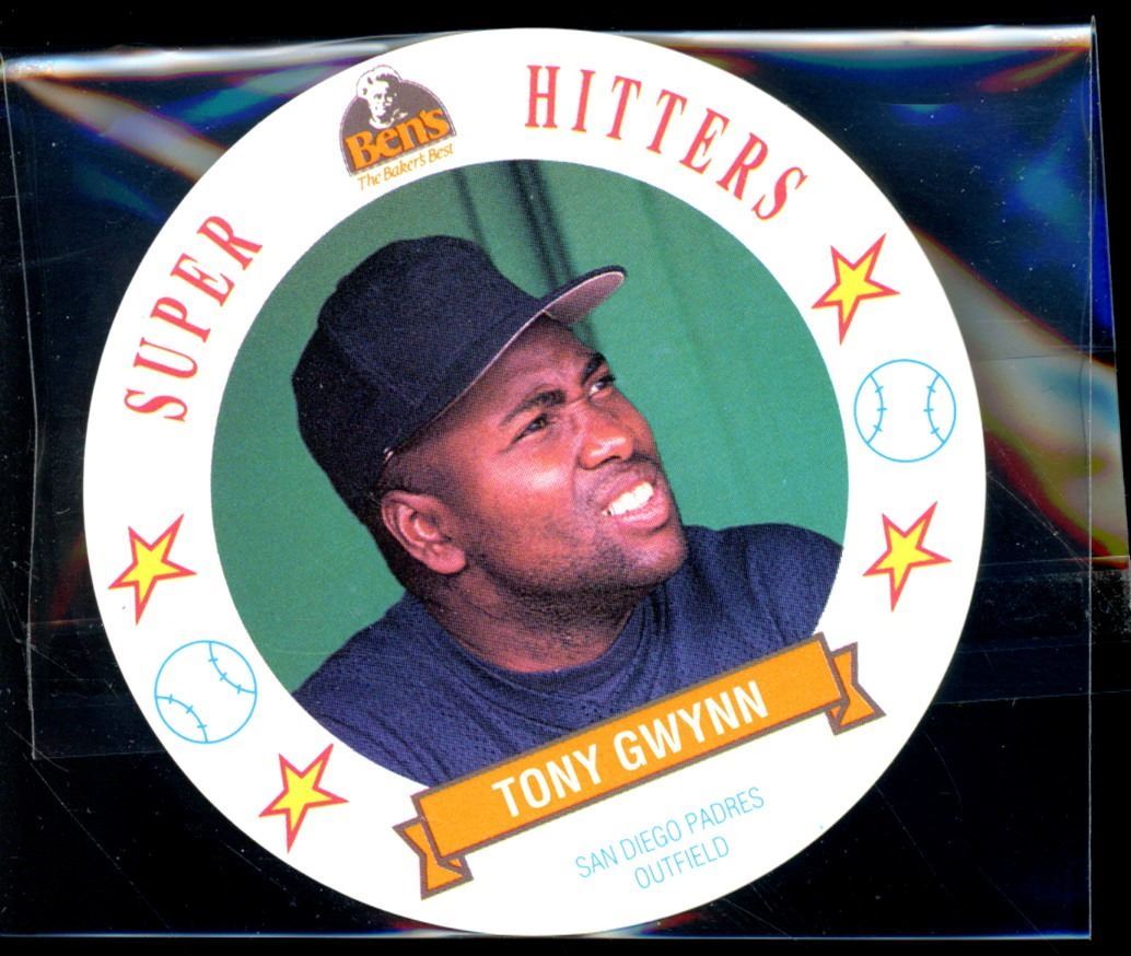 1992 MSA Ben's Super Hitters Discs #15 Tony Gwynn