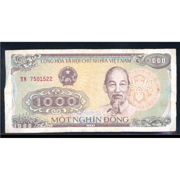 1988 Vietnam 1000 Dong Banknote