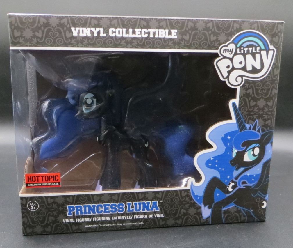 My Little Pony Vinyl Figure Princess Luna Hot Topic Clear Glitter ...
