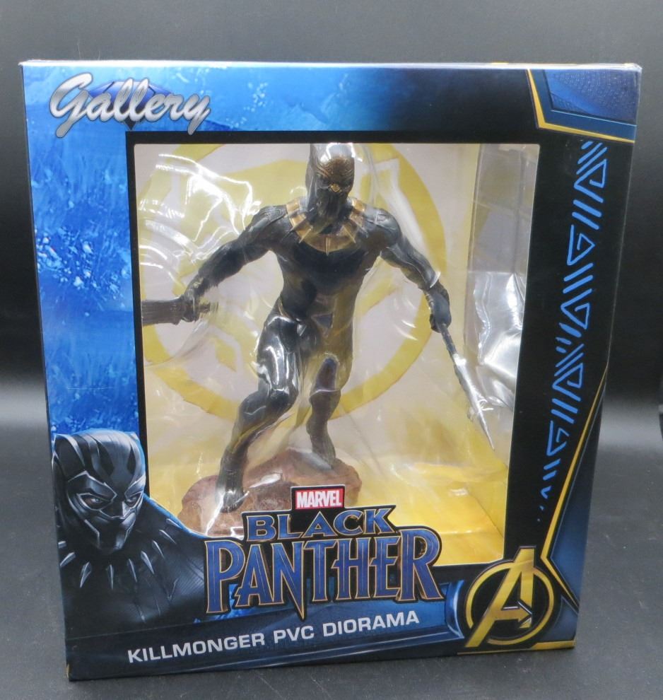 Marvel Gallery 9 Inch Statue Figure Black Panther Movie - Killmonger