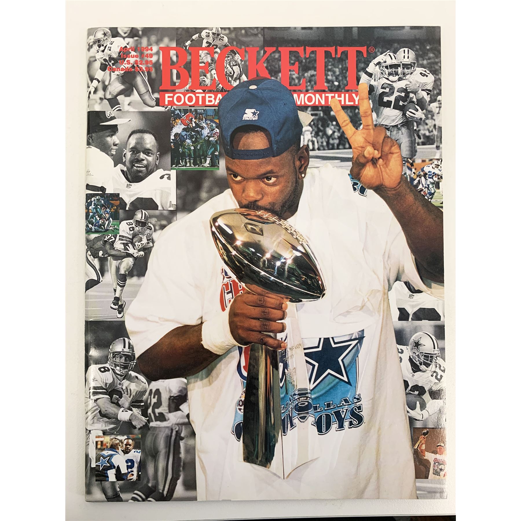 Beckett Football Monthly Magazine - Emmitt Smith Dallas Cowboys - April ...