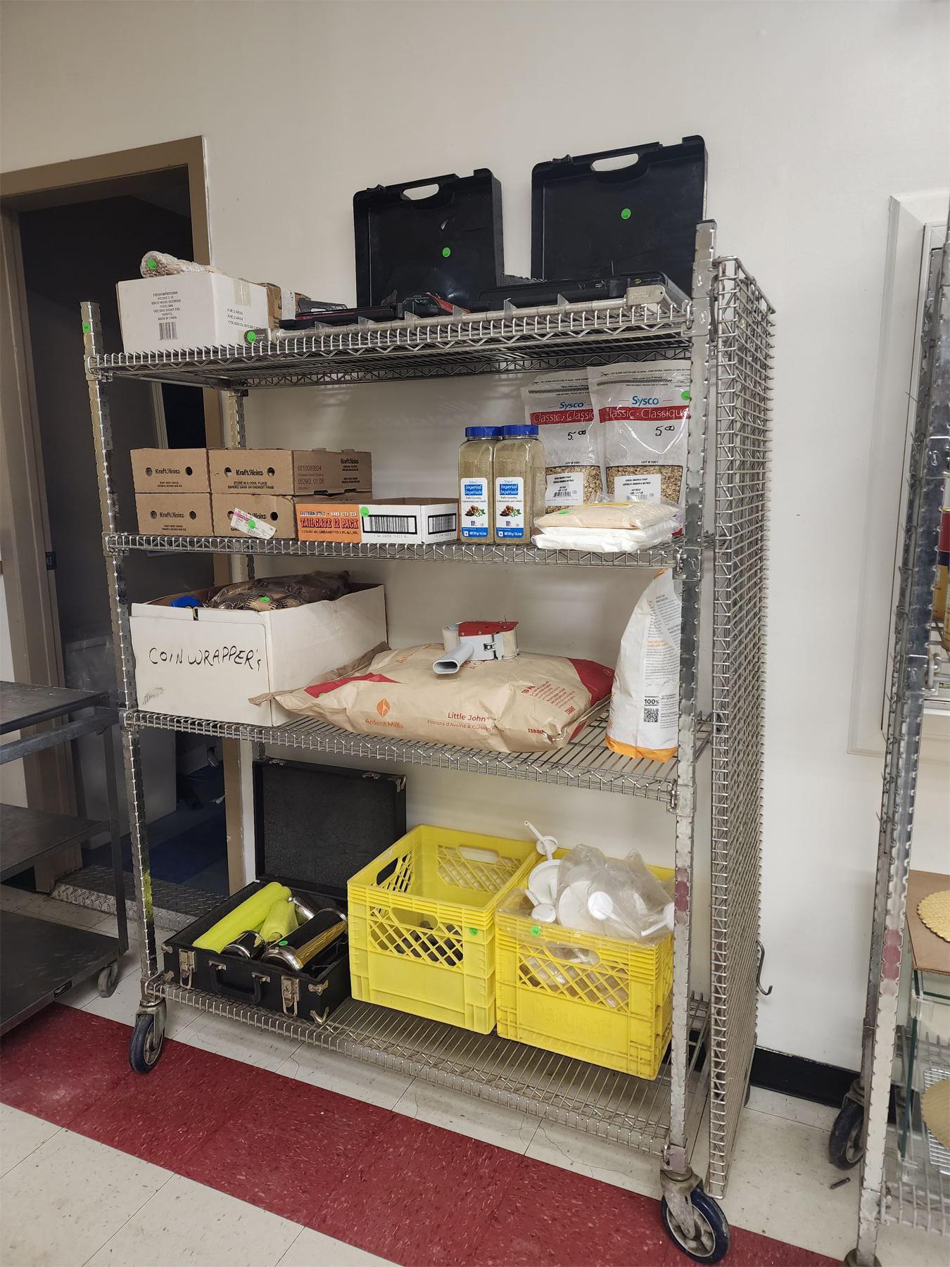 ROLLING ADJUSTABLE UTILITY RACK