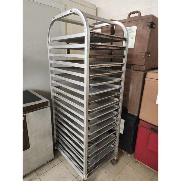ROLLING BAKING SHEET CART