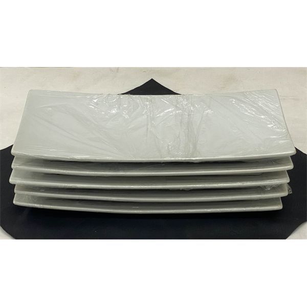 5 RECTANGULAR PLATES