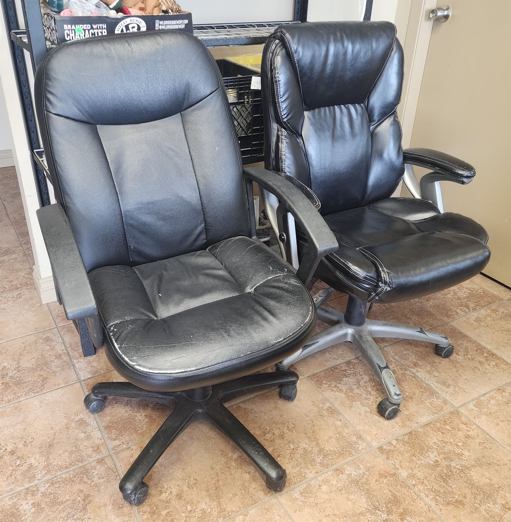 2 OFFICE CHAIRS
