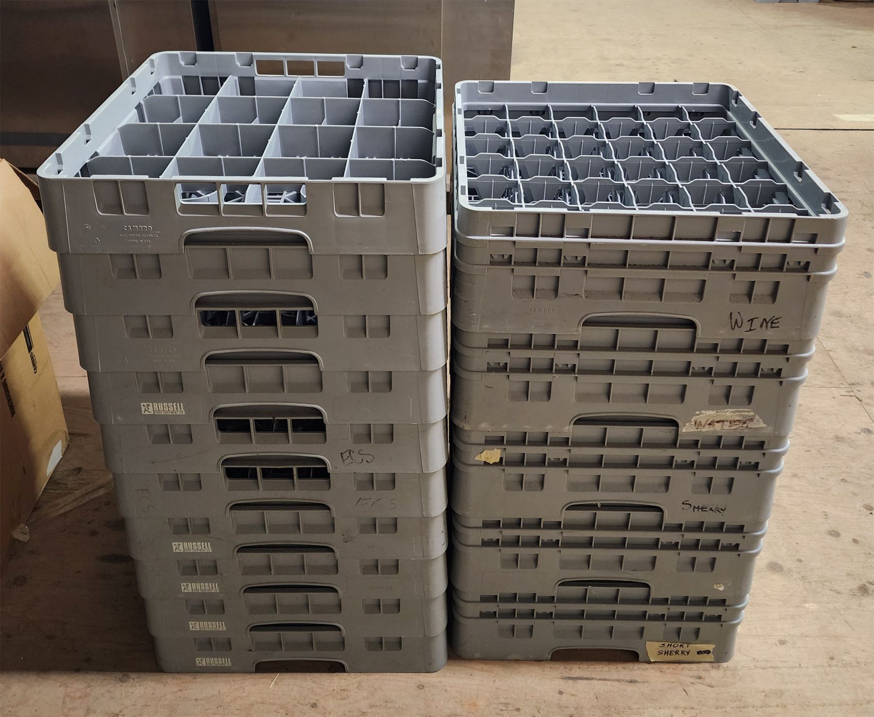 CAMRACK GLASS RACK TRAYS