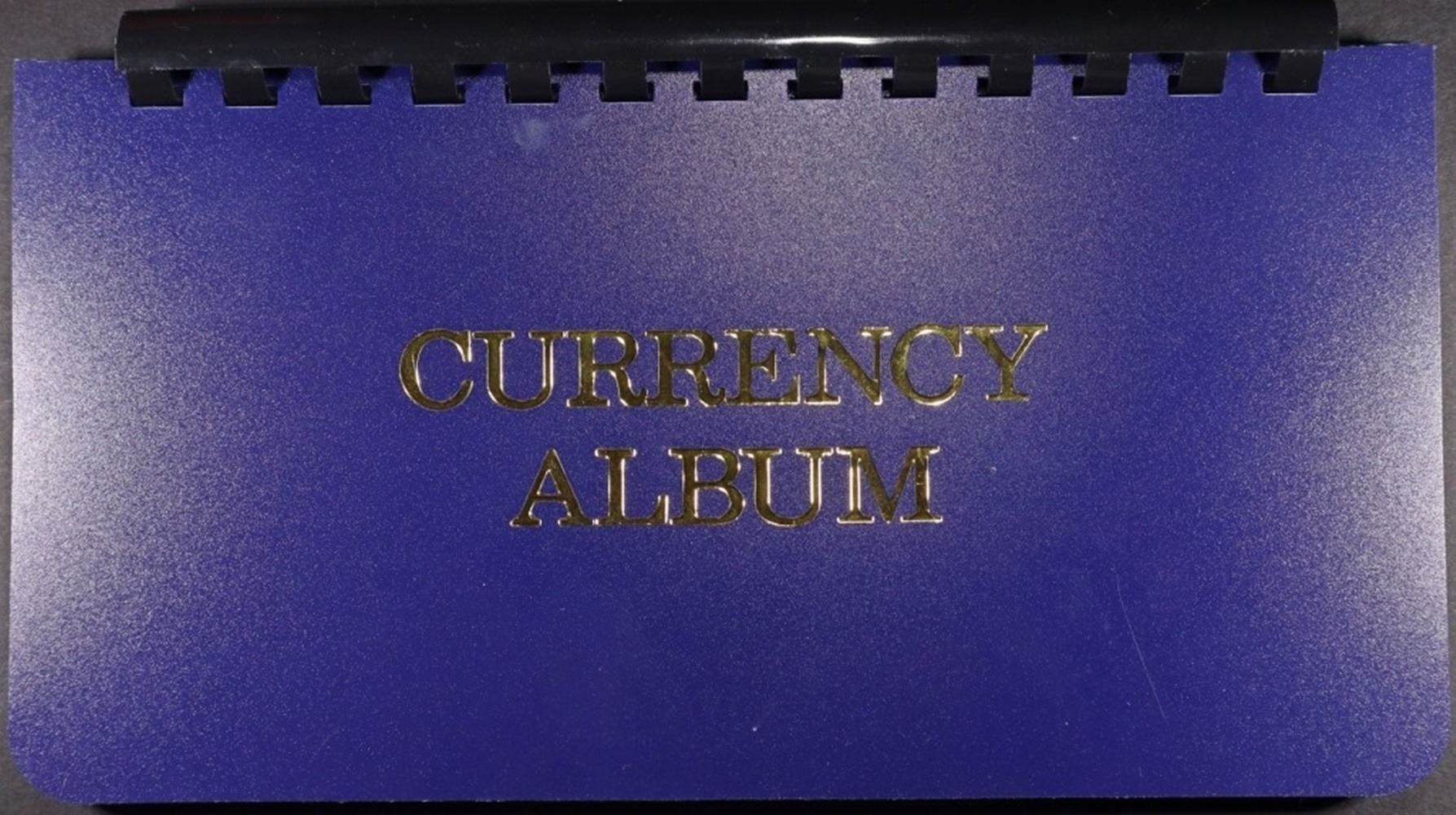 CURRENCY ALBUM CONTAINS 5 NOTES