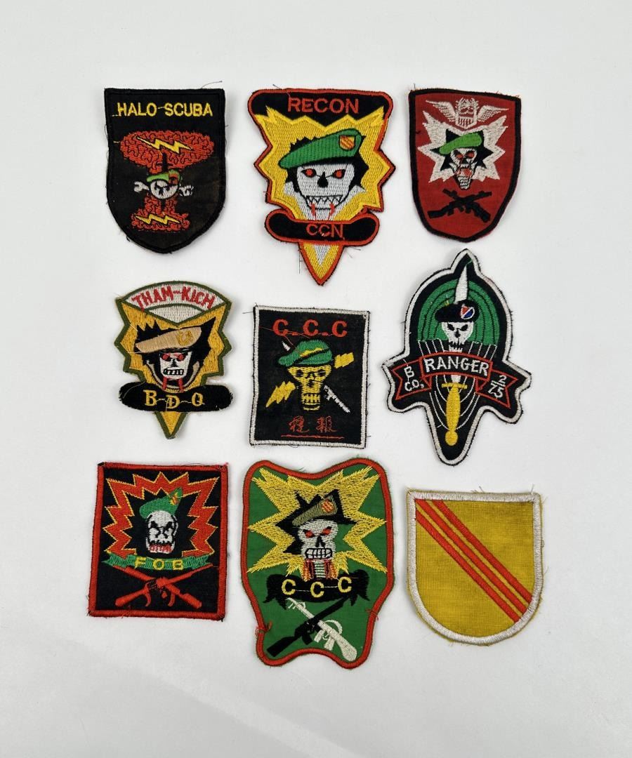 Collection Vietnam War Era Special Forces Patches