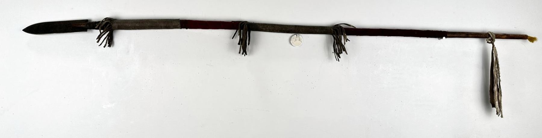 Plains Native American Indian Buffalo Spear Lance