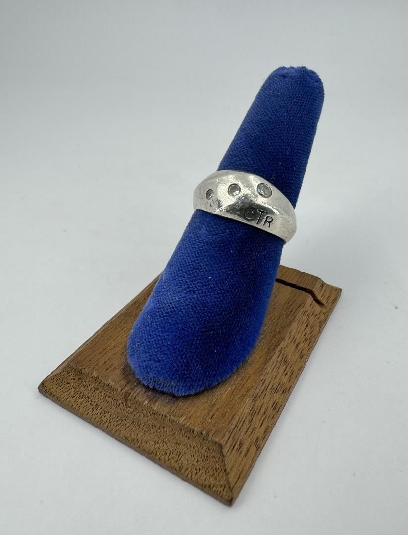 Sterling Silver Choose The Right Mormon LDS Ring