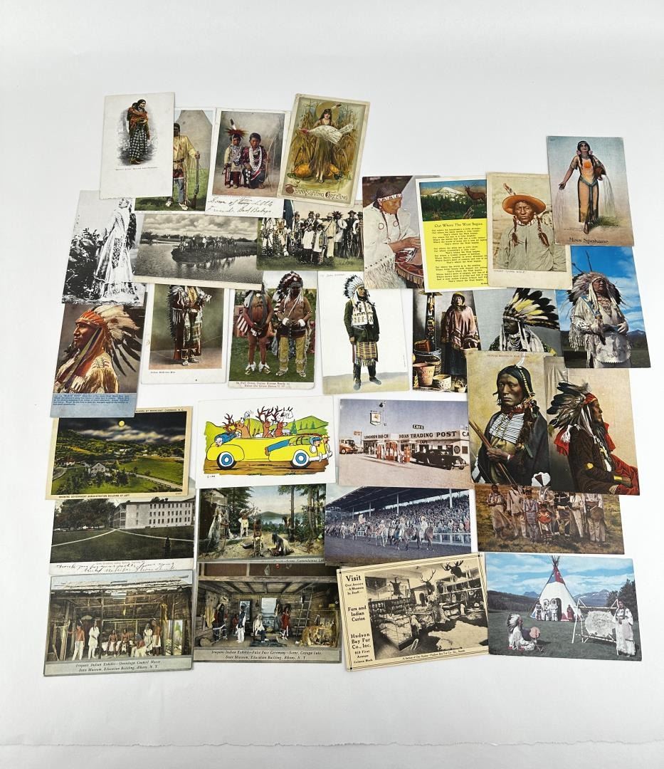 Antique Native American Indian Postcards