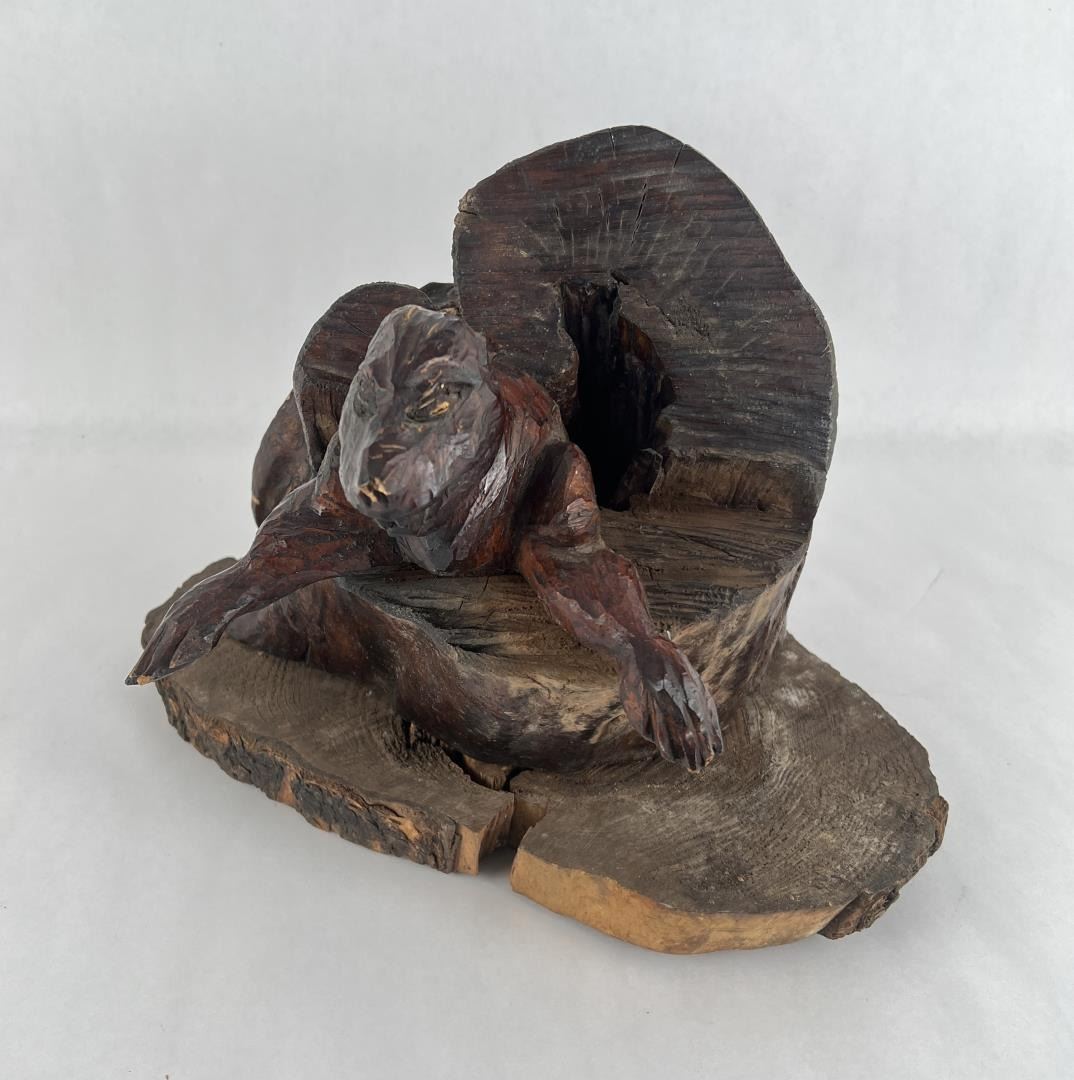 Folk Art Gopher Wood Carving