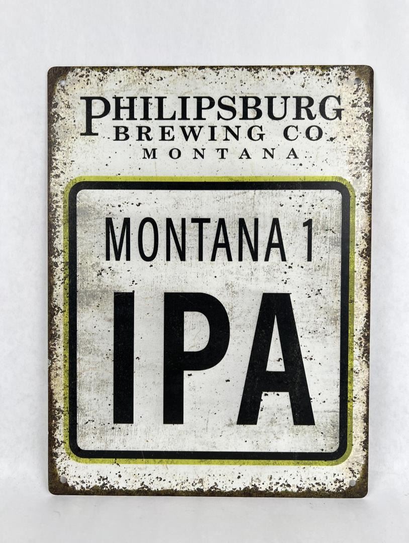 Philipsburg Brewing Company Montana 1 IPA Sign