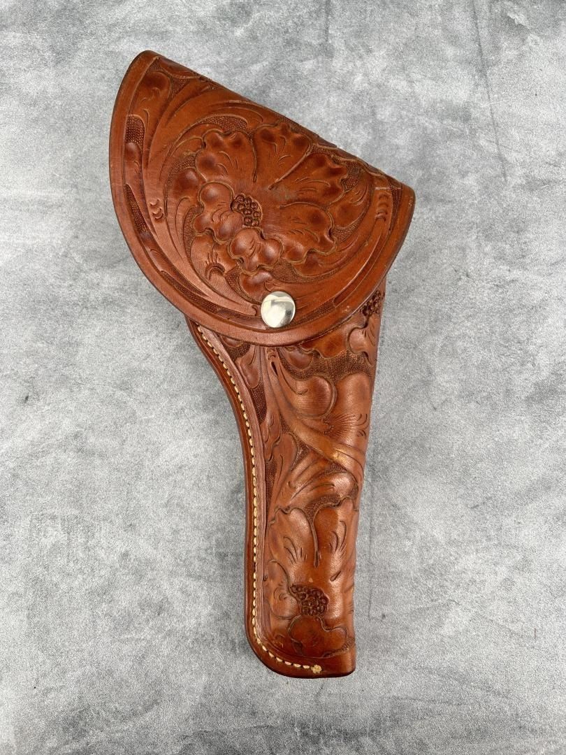 George Lawrence Tooled Leather Ruger 22 Holster
