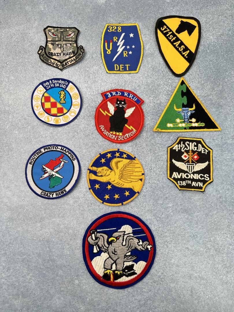 Group of Vietnam War Patches