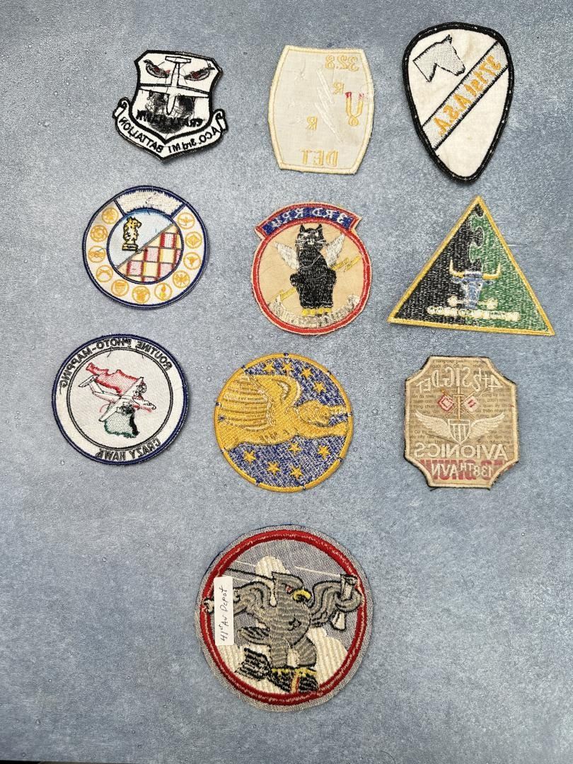Group of Vietnam War Patches