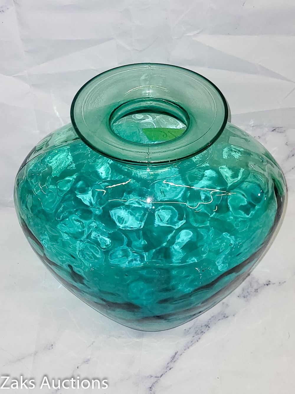 Large 15 Green Glass Jugvase 18