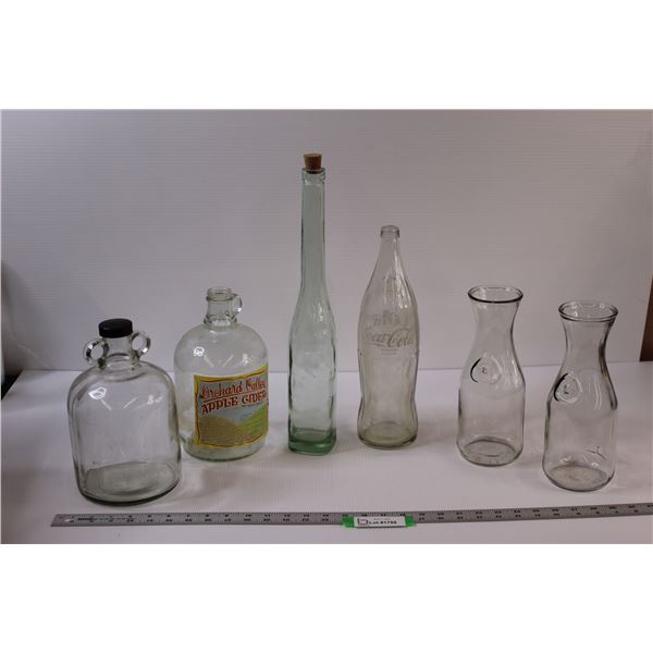 Vintage Glass Bottles Bodnarus Auctioneering