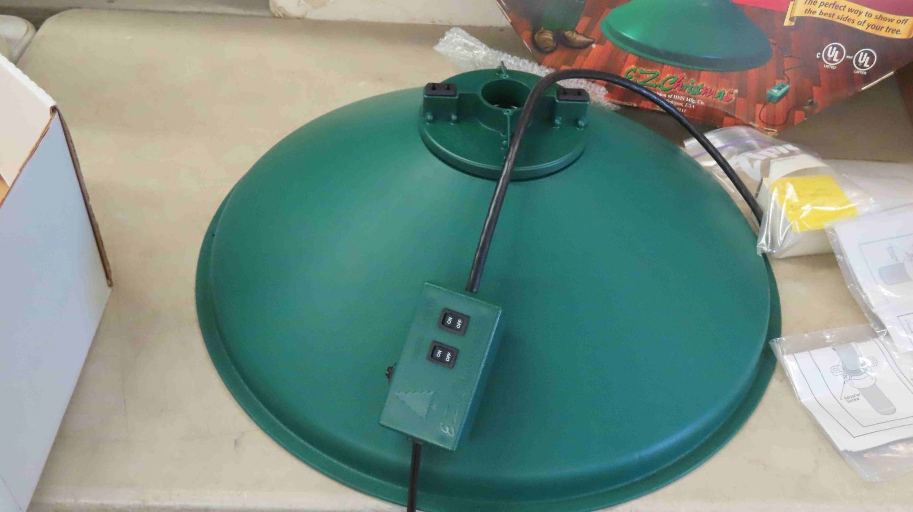Rotating Christmas Tree Stand For Artificial Tree Mcsherry Auction