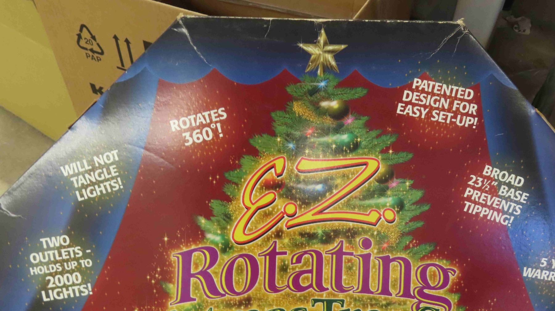 Rotating Christmas Tree Stand For Artificial Tree Mcsherry Auction