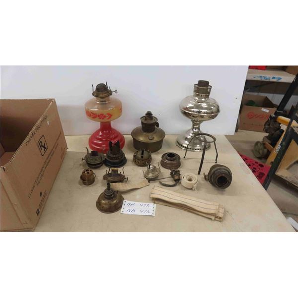 Aladdin Coal Lamp Parts Wicks Burners