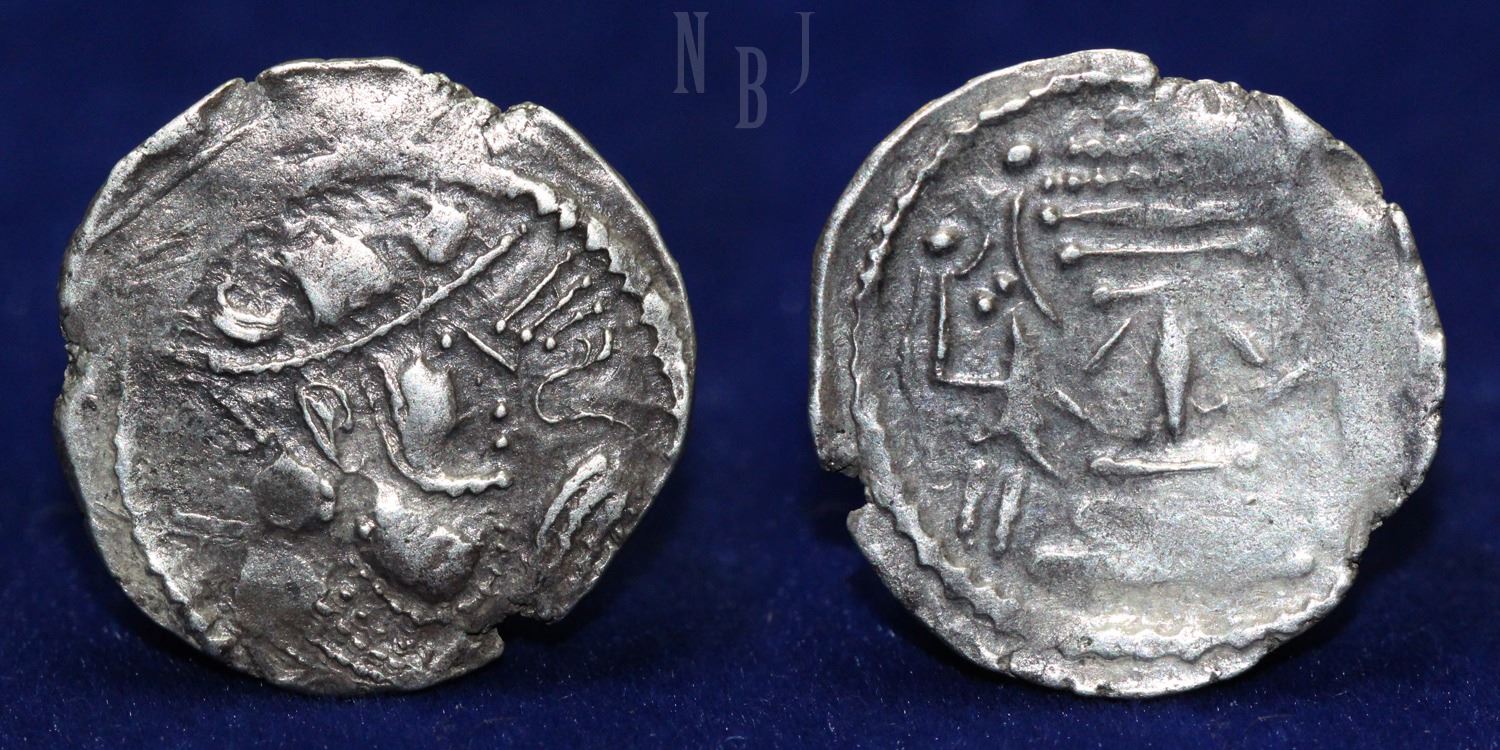 Hephthalites: Anonymous Silver Drachm, Alchon Huns