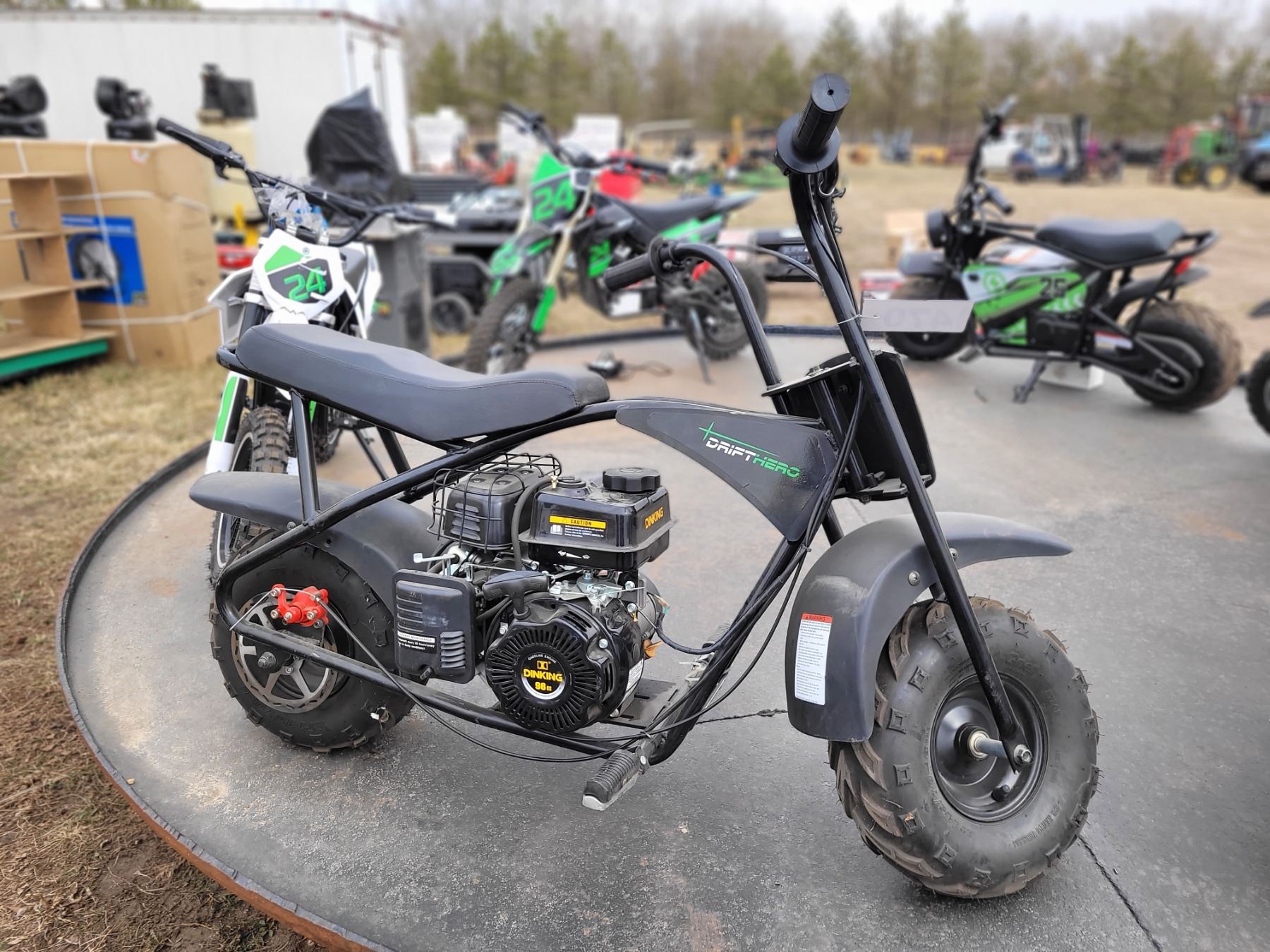 2020 Drift hero mini bike 98CC motor works good Serial #LTLSCGL13KA002666
