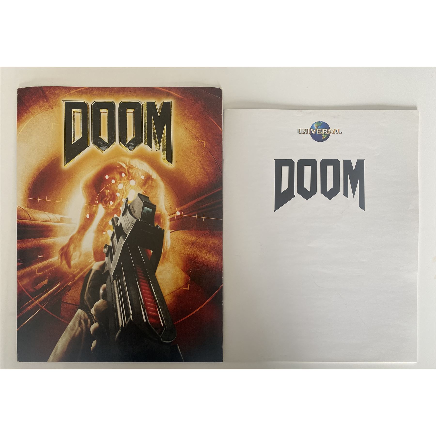 Doom movie press booklet and production information handbook