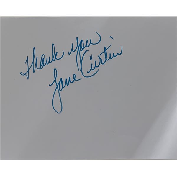 Saturday Night Live Jane Curtin original signature. GFA Authenticated