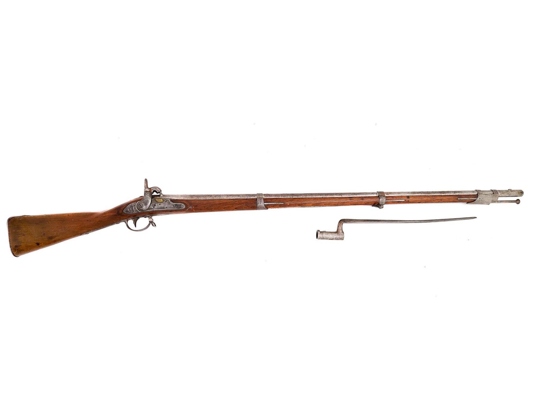 A PERCUSSION MUSKET .69 CAL. M1822/28, HARPER'S FERRY, US