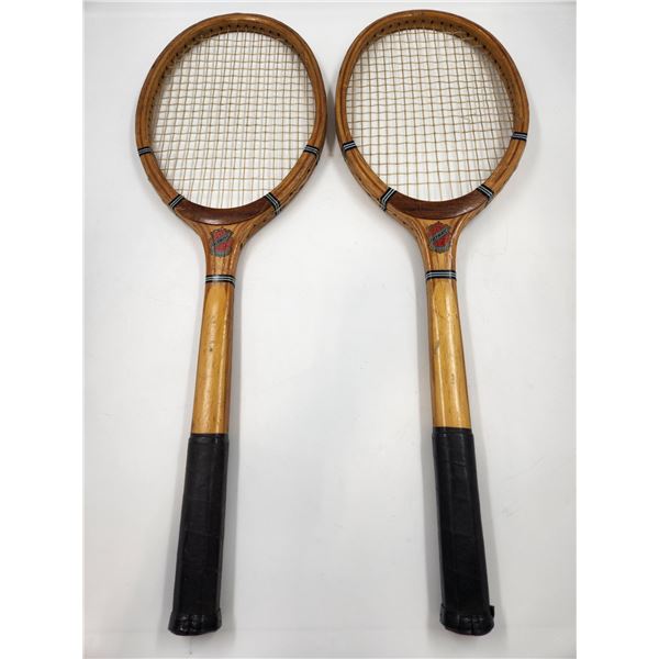 2 Vintage Tennis Rackets