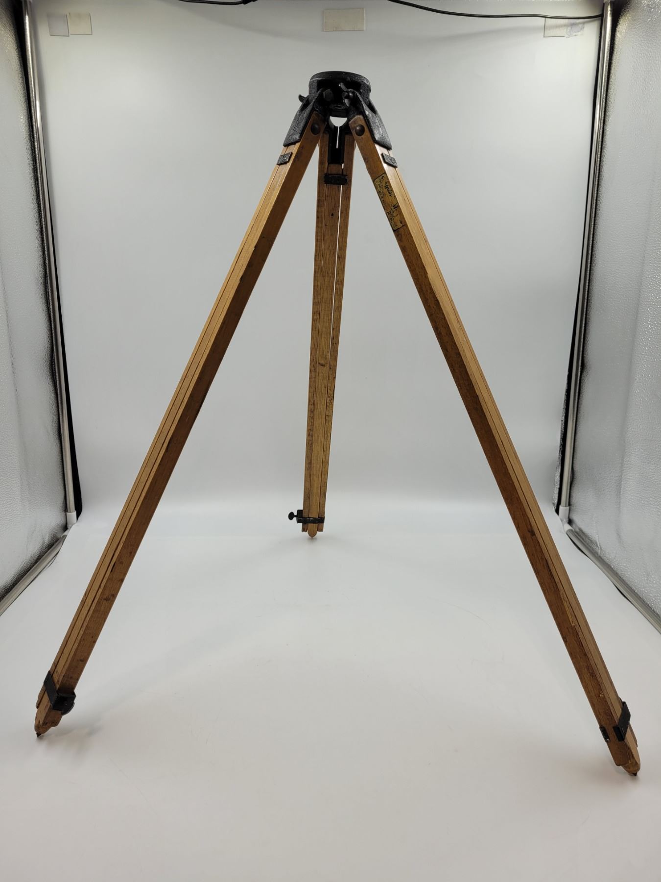 Antique Transit Wooden Tri Pod