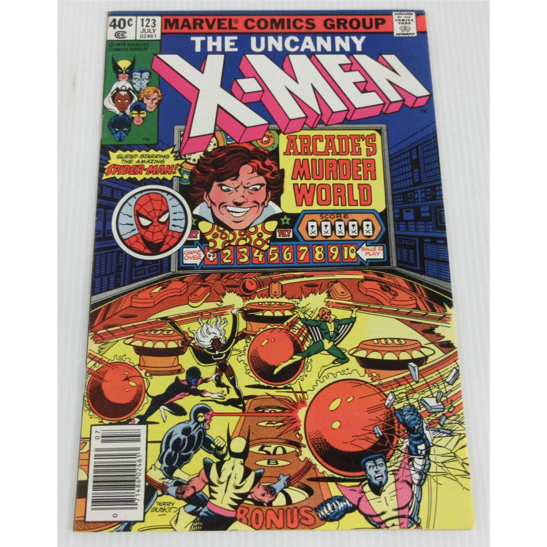 Marvel Comics The Uncanny X-Men 40 Cent Comic No. 123