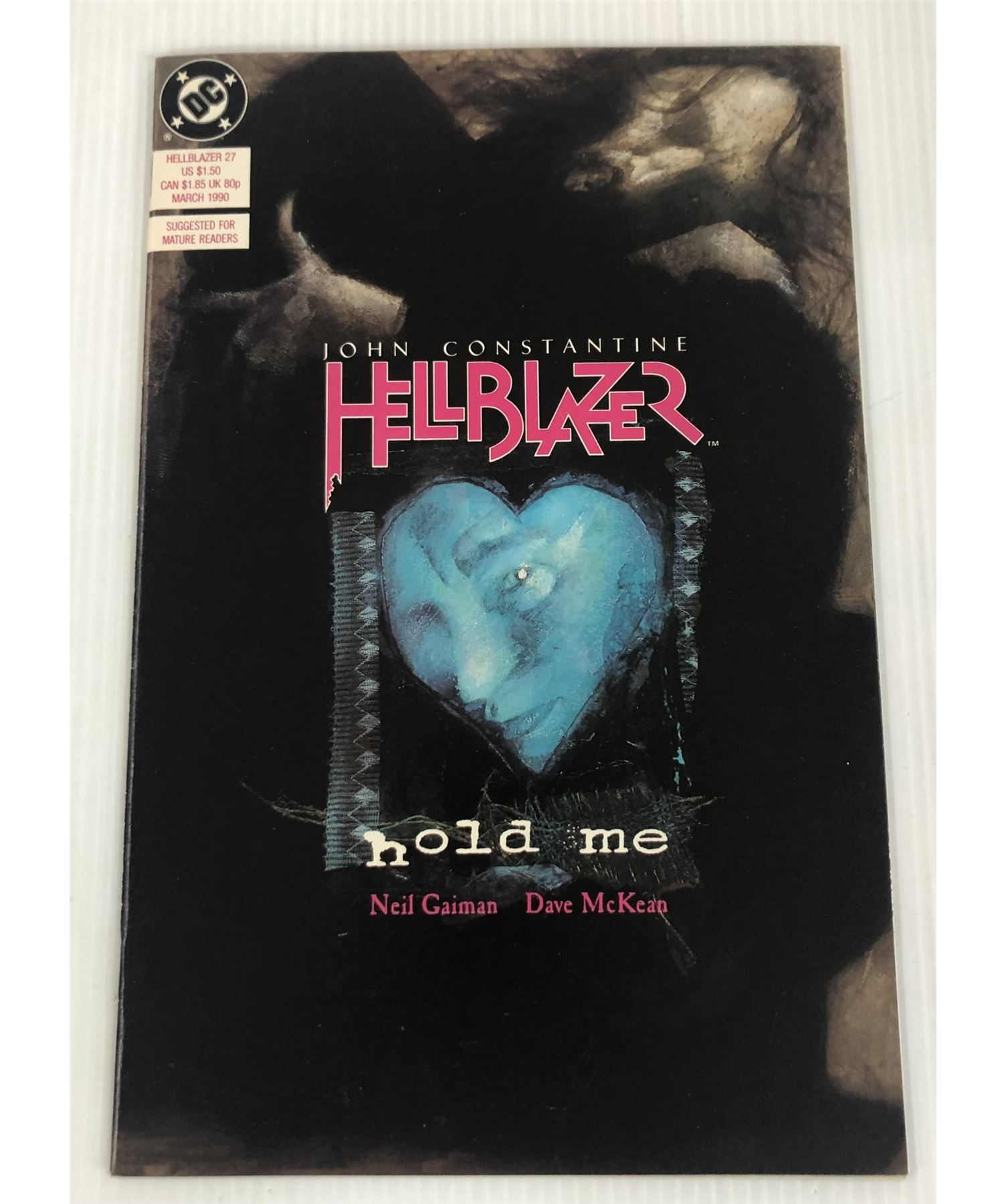 DC Comics John Constantine Hellblazer hold me Neil Gaiman Dave McKean ...