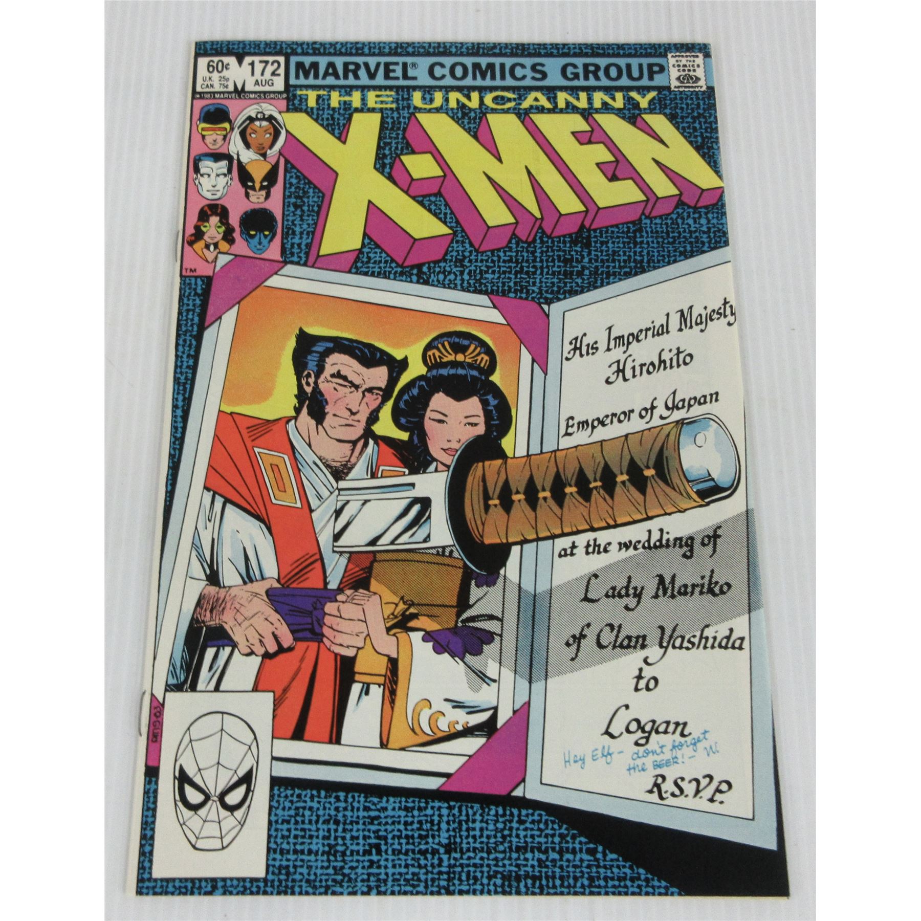 Marvel Comics The Uncanny X-Men Comic No. 172