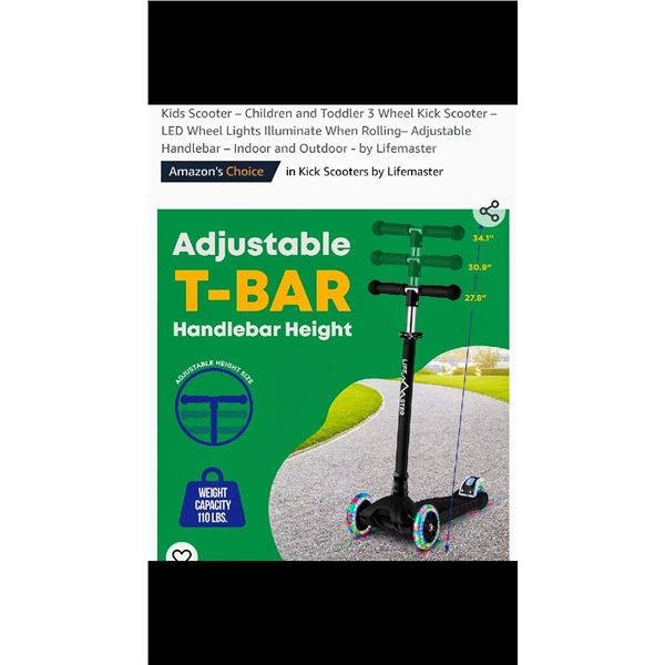 Kids Scooter Lifemaster