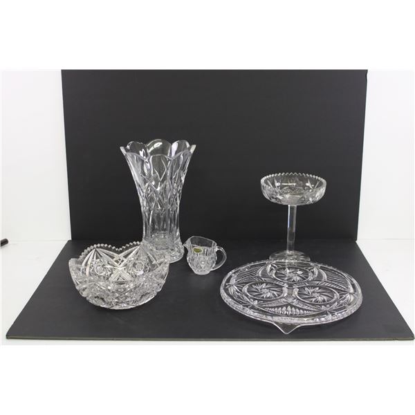 5 Pieces Of Assorted Crystal Bodnarus Auctioneering
