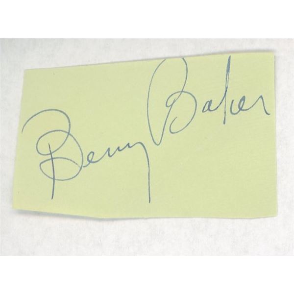 Paint Your Wagon, Benny Baker original signature
