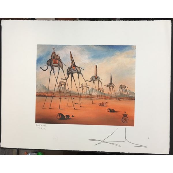 Salvador Dali Signed LE Lithograph