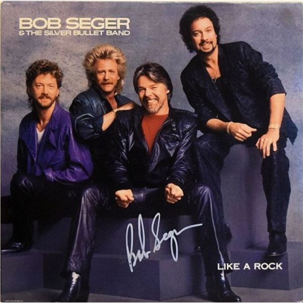 Bob Seger signed "Like A Rock" album