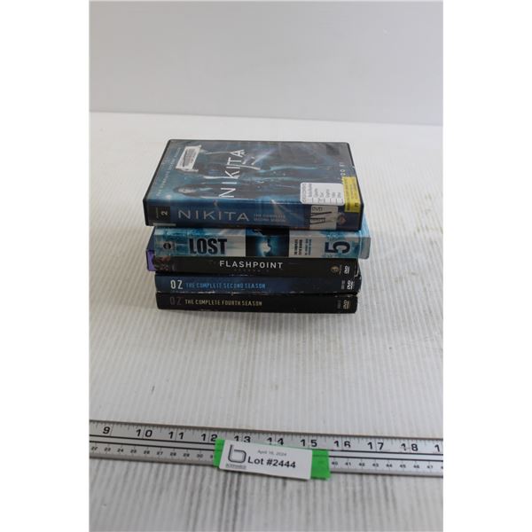 5 Dvds Oz Missing A Disc Nikita Missing A Disc Bodnarus Auctioneering