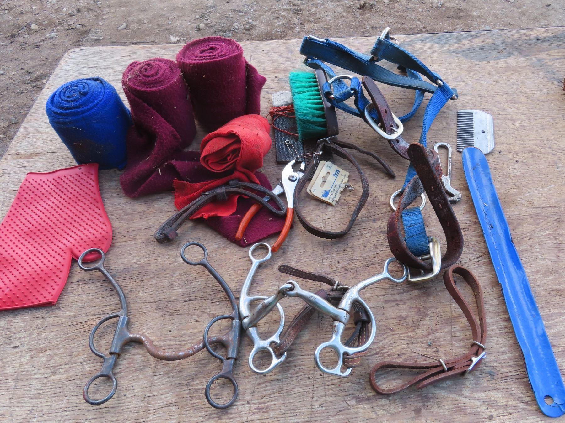 files , wraps , bits , fancy bits , brushes , halters - Schmalz Auctions