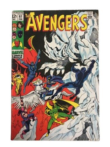 1969 Avengers #61 Comic